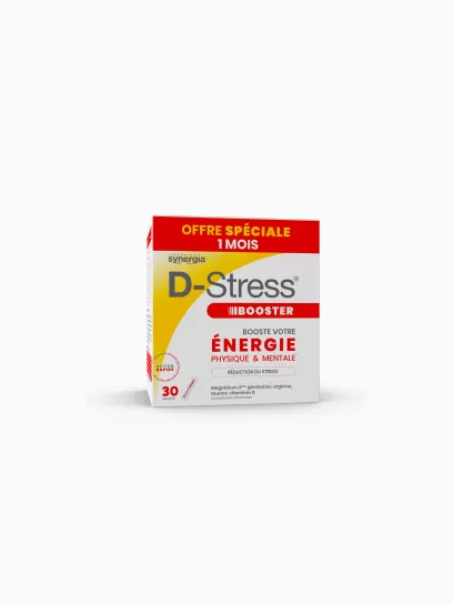 D-Stress BOOSTER pack éco 1 mois - 30 sachets - Laboratoire Synergia