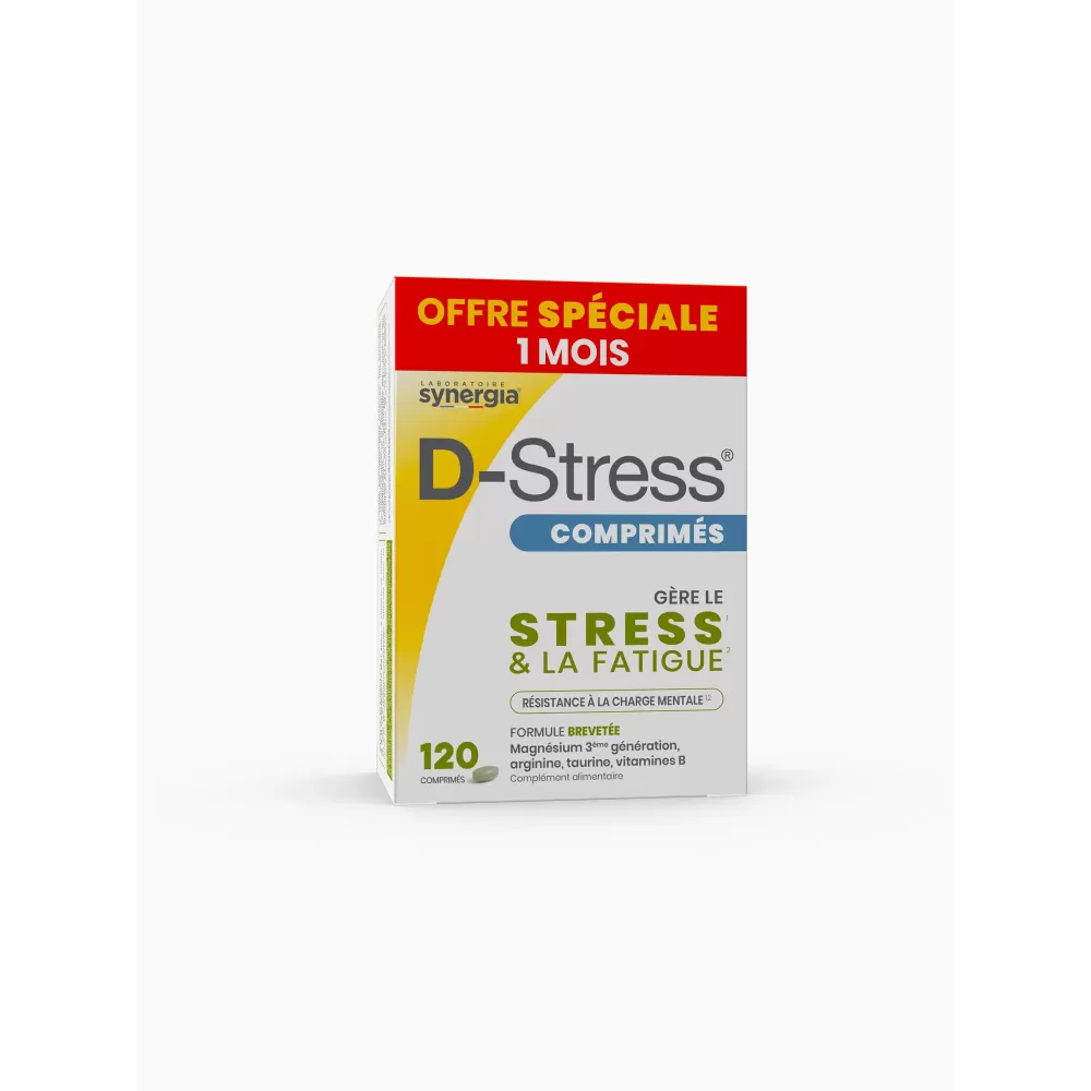 D-Stress COMPRIMÉS pack éco 1 mois - Laboratoire Synergia