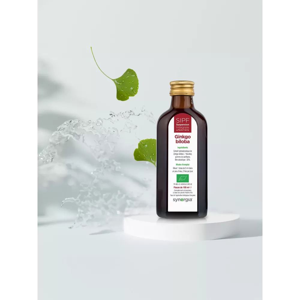 Ginkgo biloba bio - Complément alimentaire |Synergia
