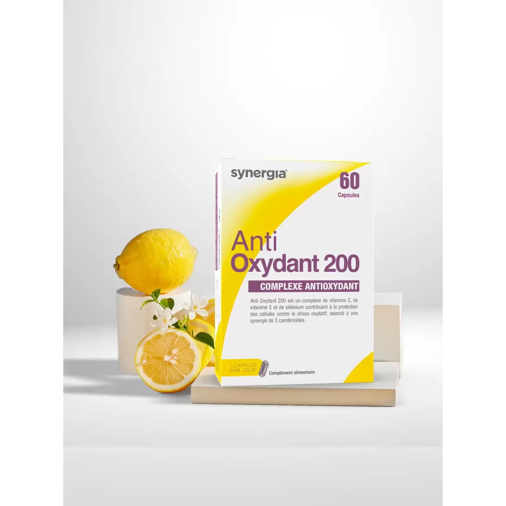 Capsules Anti Oxydant 200 pour la Peau | Synergia